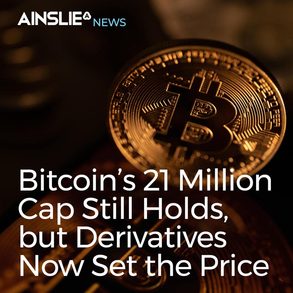 Bitcoin’s 21 Million Cap Still Holds, but Derivatives Now Set the Price ...